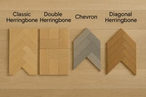 Herringbone Flooring Samples: Choosing Patterns and Colours - Wood and ...