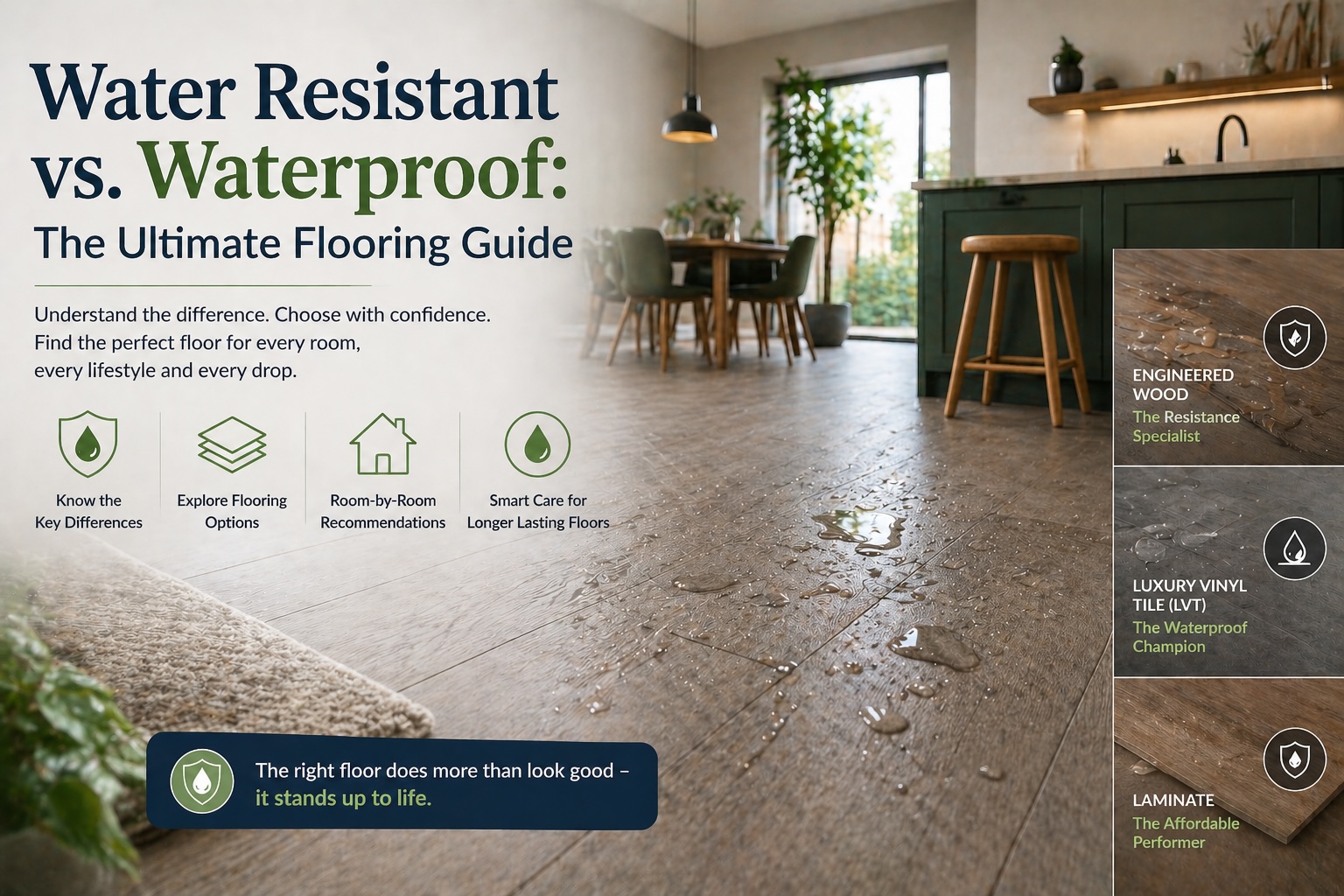 Water Resistant vs Waterproof Flooring: What’s the Real Difference ...