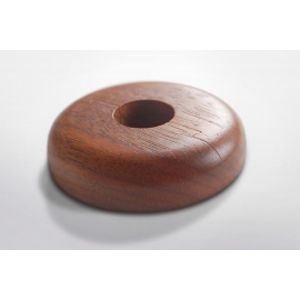 Pair of Walnut Pipe Covers 15mm at Wood and Beyond