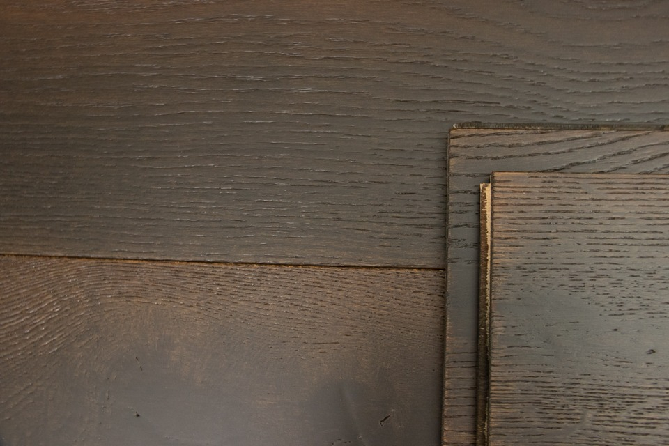 Rustic Engineered Flooring Oak Espresso Piccolo Brushed UV Lacquered 14 ...