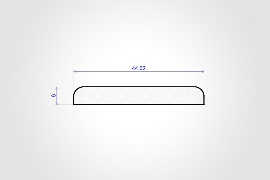 Solid Oak Flat Bar Unfinished 6mm By 44mm By 960mm at Wood and Beyond