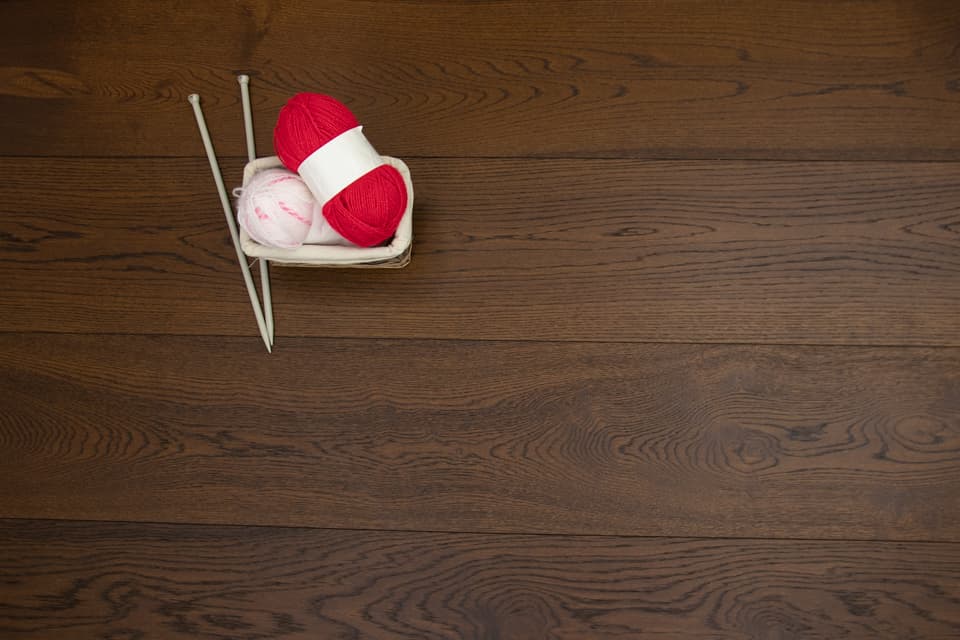 Natural Engineered Flooring Oak Coffee Brushed UV Lacquered 12/2mm By ...