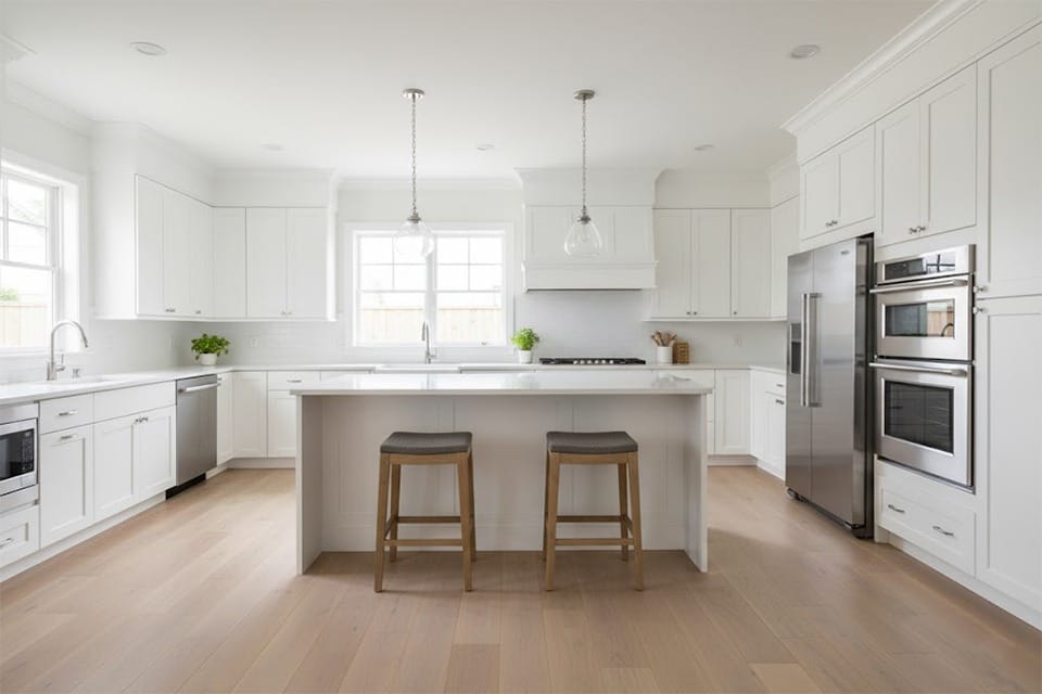 Elvano Prime Engineered Flooring Oak Click 5G Alabaster White Brushed ...