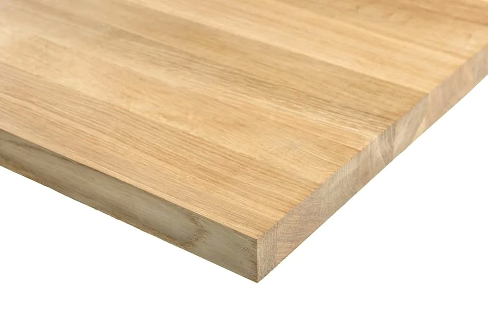 Full Stave Premium Oak Worktop 20mm By 650mm By 950mm at Wood and Beyond