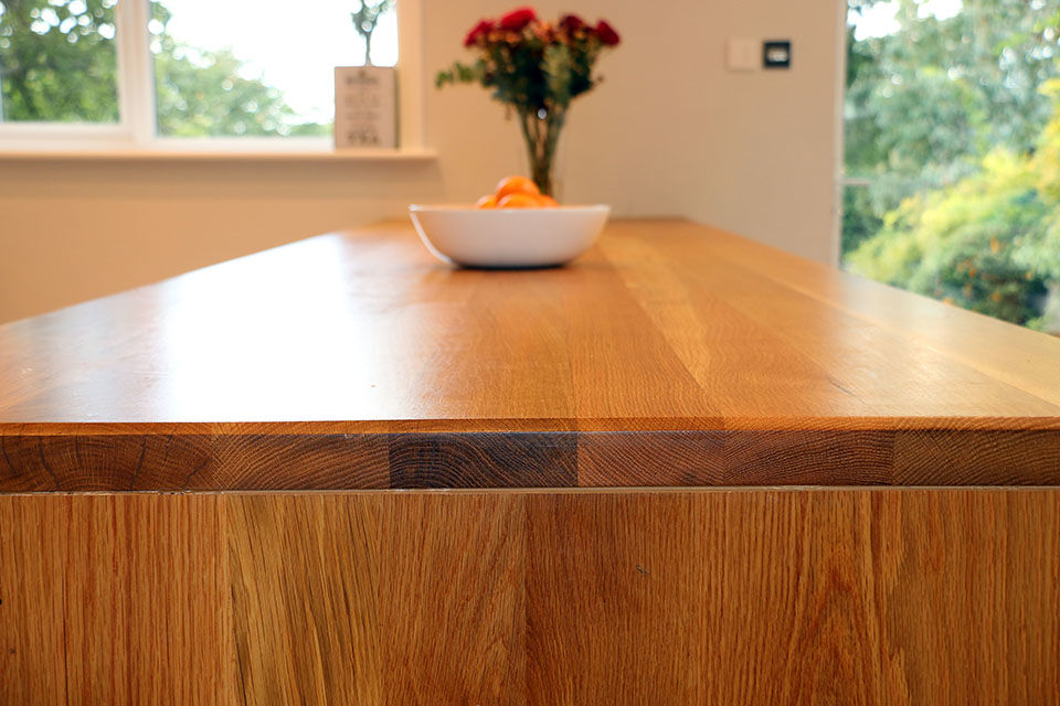Full Stave Premium Oak Worktop 20mm By 650mm By 950mm at Wood and Beyond