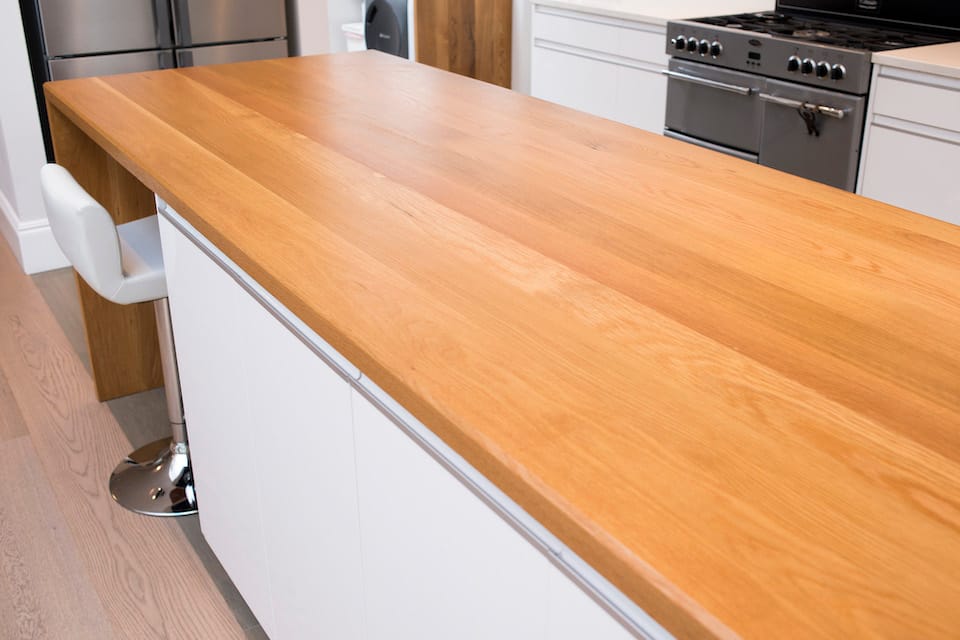 Full Stave Premium Oak Worktop 20mm By 750mm By 2600mm at Wood and Beyond