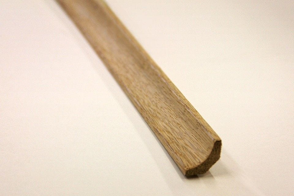 Solid Oak Scotia Beading Unfinished 19mm By 19mm By 1200mm at Wood and ...