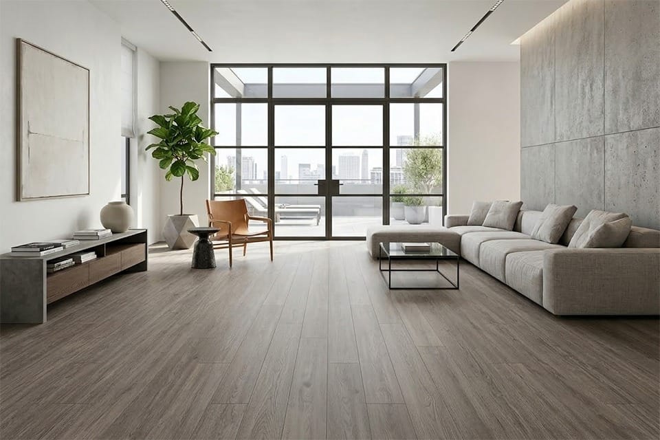 Supremo Luxury Click Vinyl Rigid Core Flooring Orion Grey With Built In ...