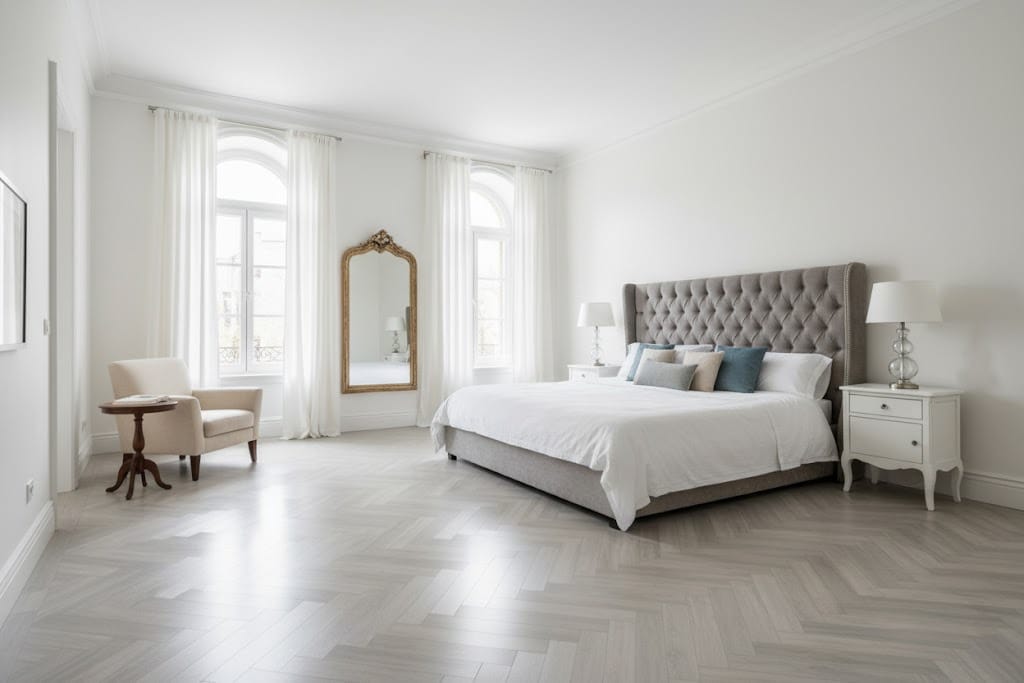 Supremo Diamond Luxury Click Vinyl Rigid Core Herringbone Flooring ...