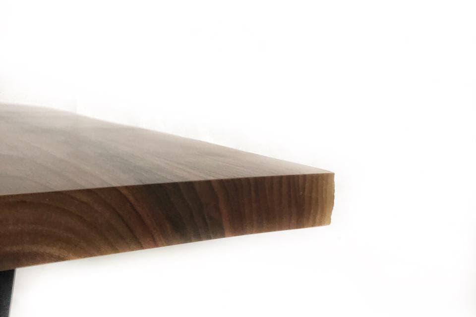 Full Stave European Walnut Worktop 40mm By 750mm By 1200mm at Wood and ...